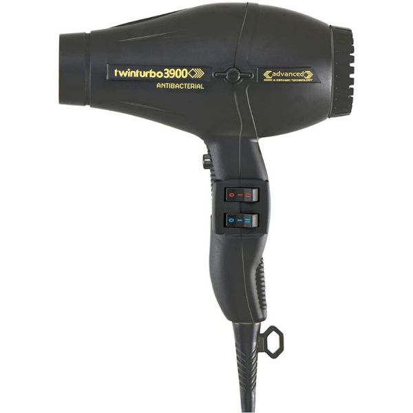 Turbo Power TwinTurbo 3900 Advanced Ionic & Ceramic Hair Dryer - Black ...